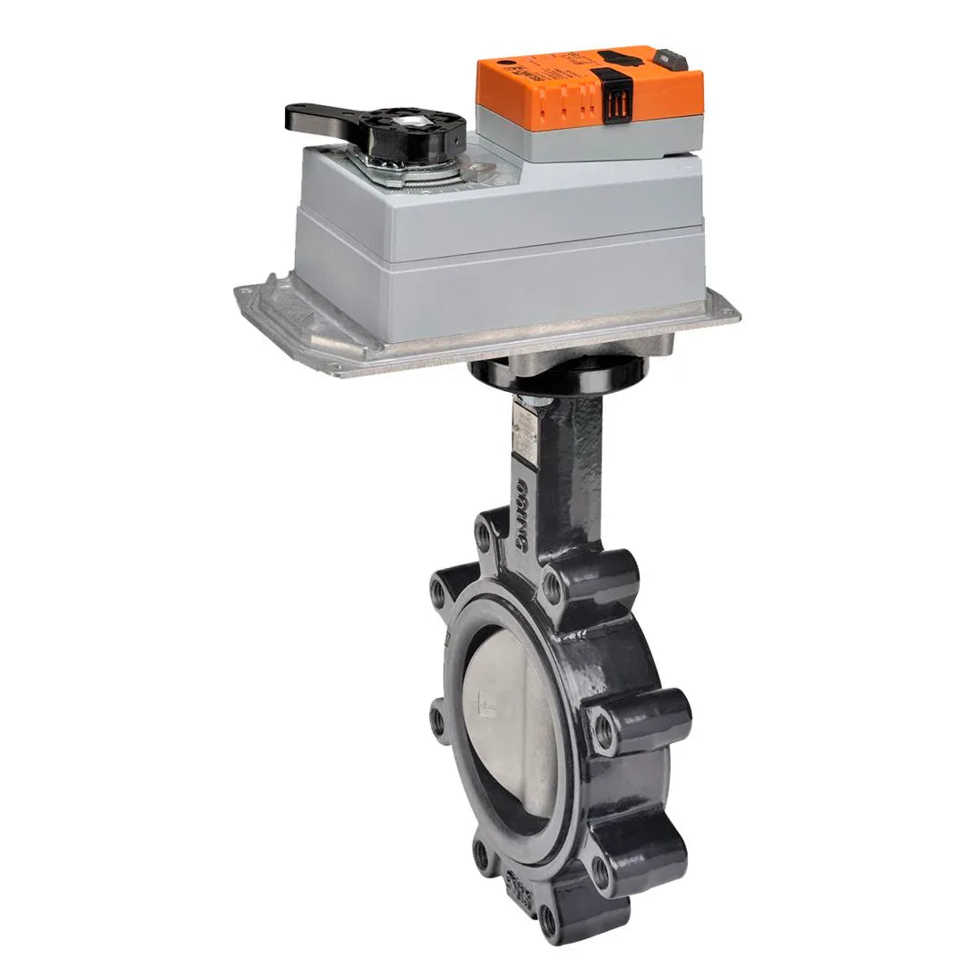 Belimo Butterfly Valve 6" 2-way Cv1579 Actuator Non-FS 24V MFT/Pro HVA ...